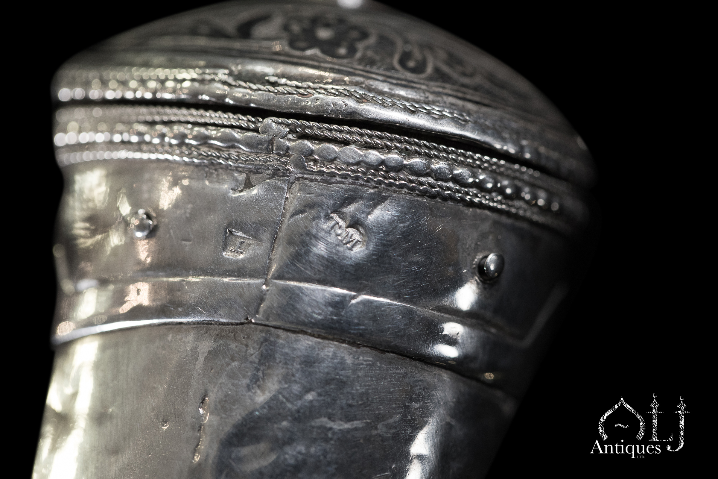 Caucasian Arms And Armour, A Caucasian Gun Powder Flask, A Very Fine ...