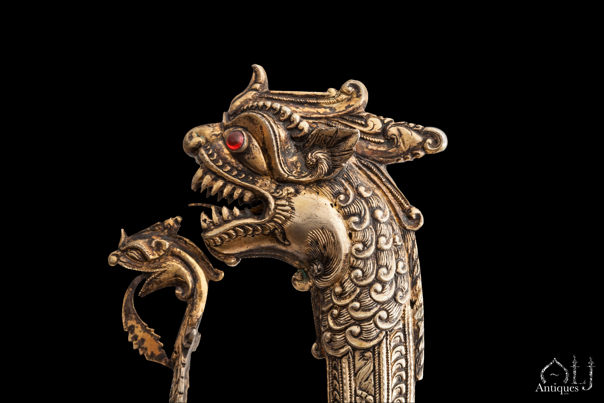 SrI Lankan Arms and Armour, A Fine Parcel-Gilt Silver Sinhalese Short ...