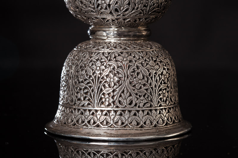 Antique Indian Silver, An Exceptionally Rare Pierced Open-Work Silver ...