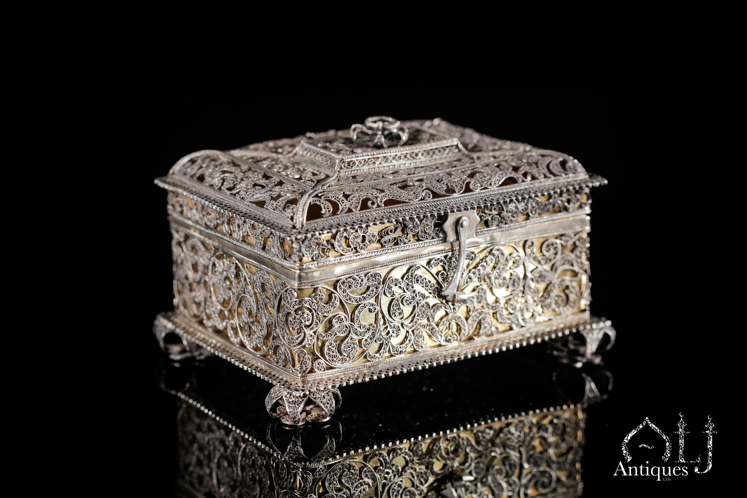 An Exceptionally Rare And Important Dutch-Colonial Filigree Silver And ...