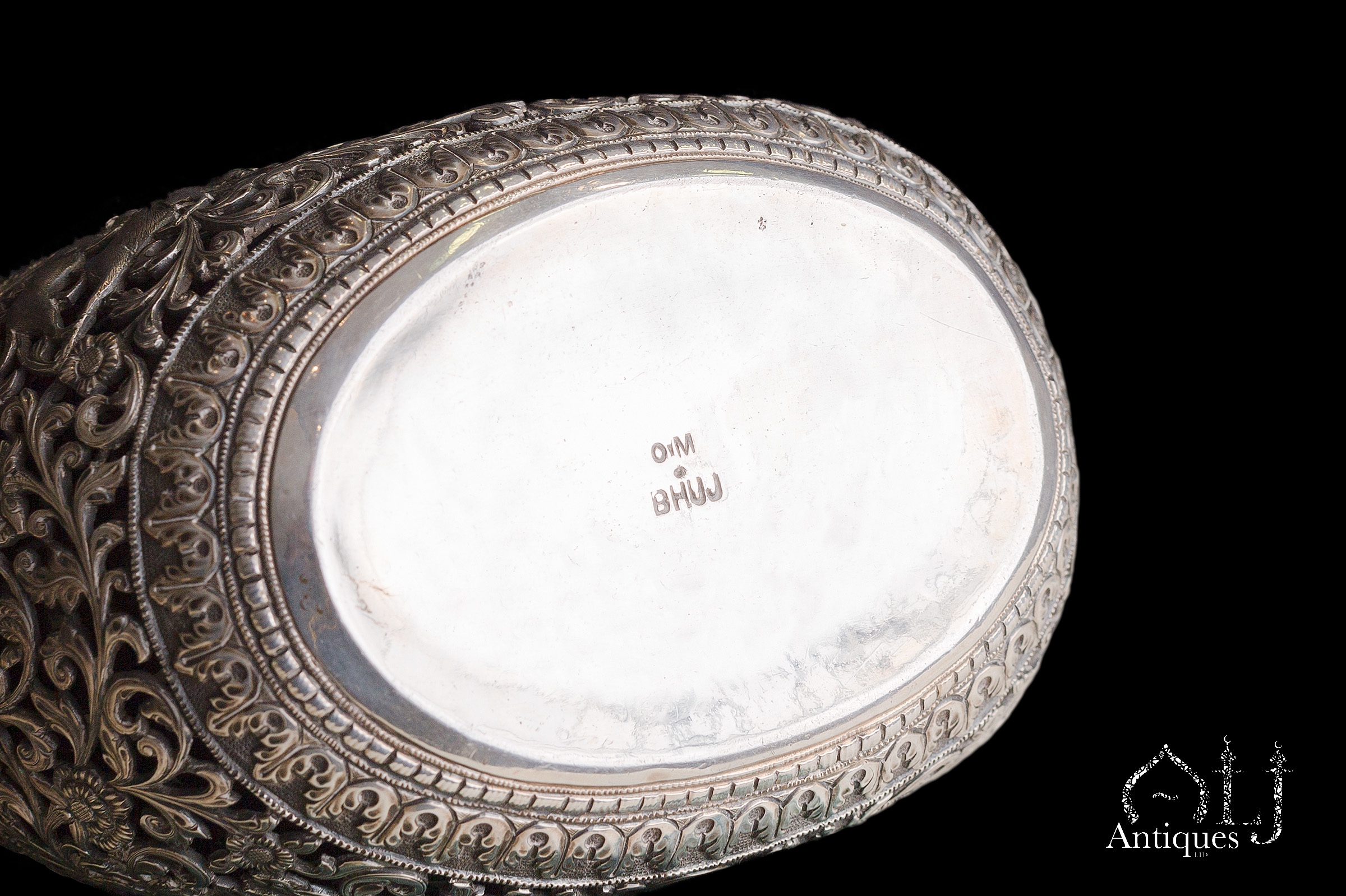 Indian Colonial Silver, A Fine Repoussed And Engraved Kutch (Cutch ...