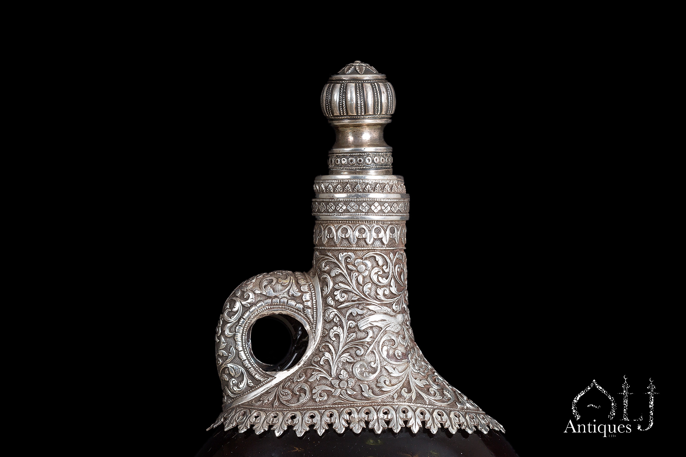 Indian Colonial Silver, A Fine Repoussed And Engraved Kutch (Cutch ...
