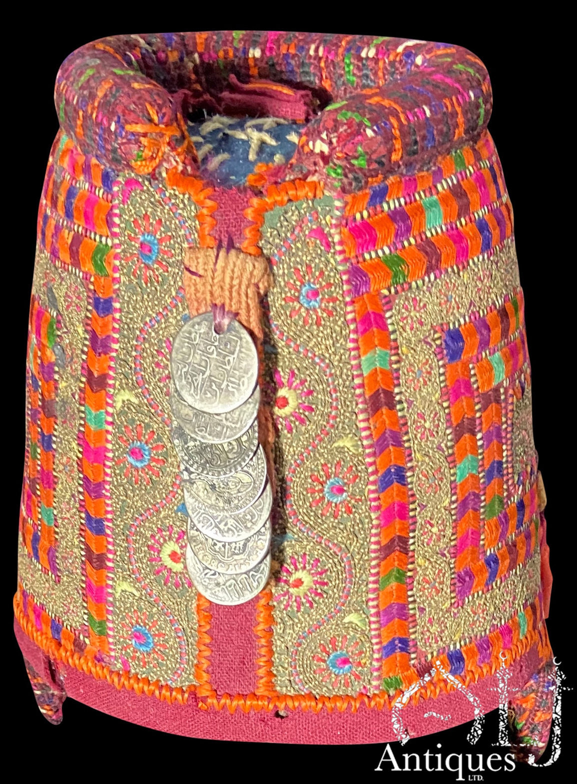 Shatweh (Married Woman’s Headdress) Adorned with Bride Wealth Coins ...